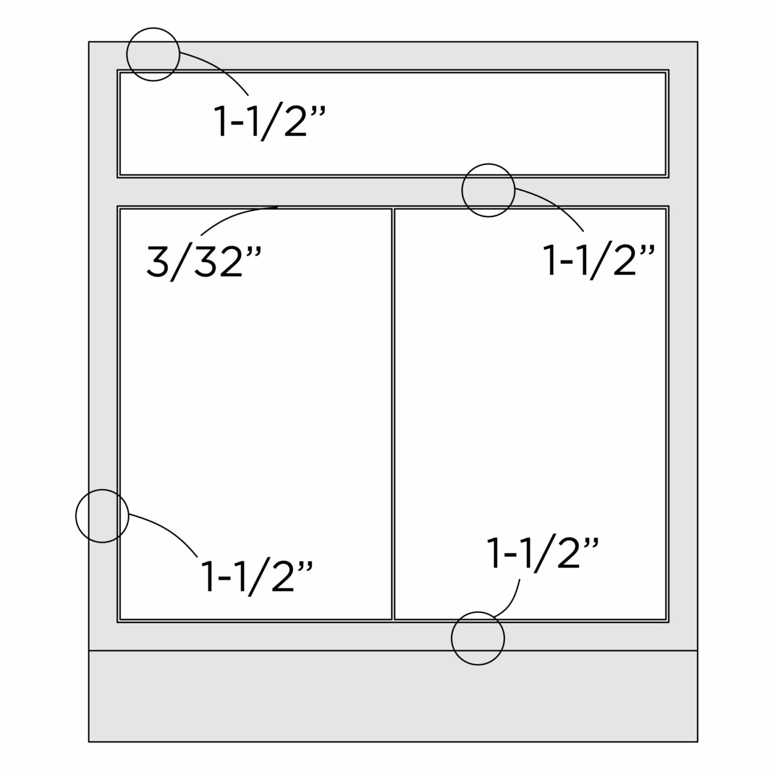 Cabinet Overlay: Differences Between Full and Partial Overlay