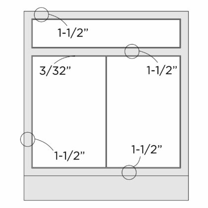 Cabinet Overlay: Differences Between Full and Partial Overlay