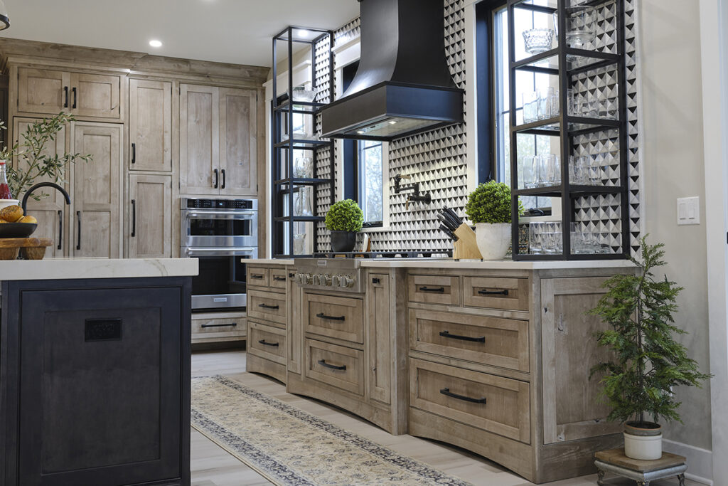 Rustic Wood Cabinets: Warm Wood Tones that add Charm