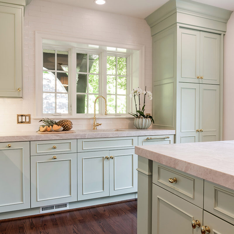 Mint Green Kitchen Cabinets | Sea Salt Kitchen Cabinets