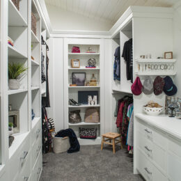 Elegant Walk-In Closet - Showplace Cabinetry