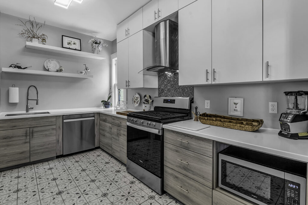 Gray Melamine Cabinets - Showplace Cabinetry