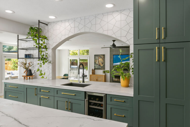 Dark Green Kitchen Cabinets - Showplace Cabinetry