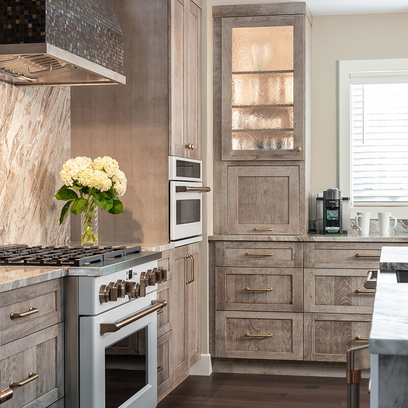 Tan & Rustic Kitchen Cabinets in Divine Transformation