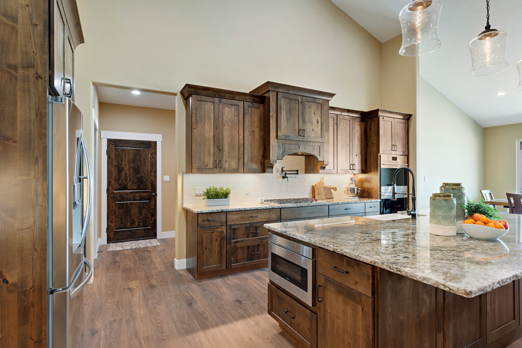 Rustic Knotty Alder Kitchen Cabinets - Showplace Cabinetry