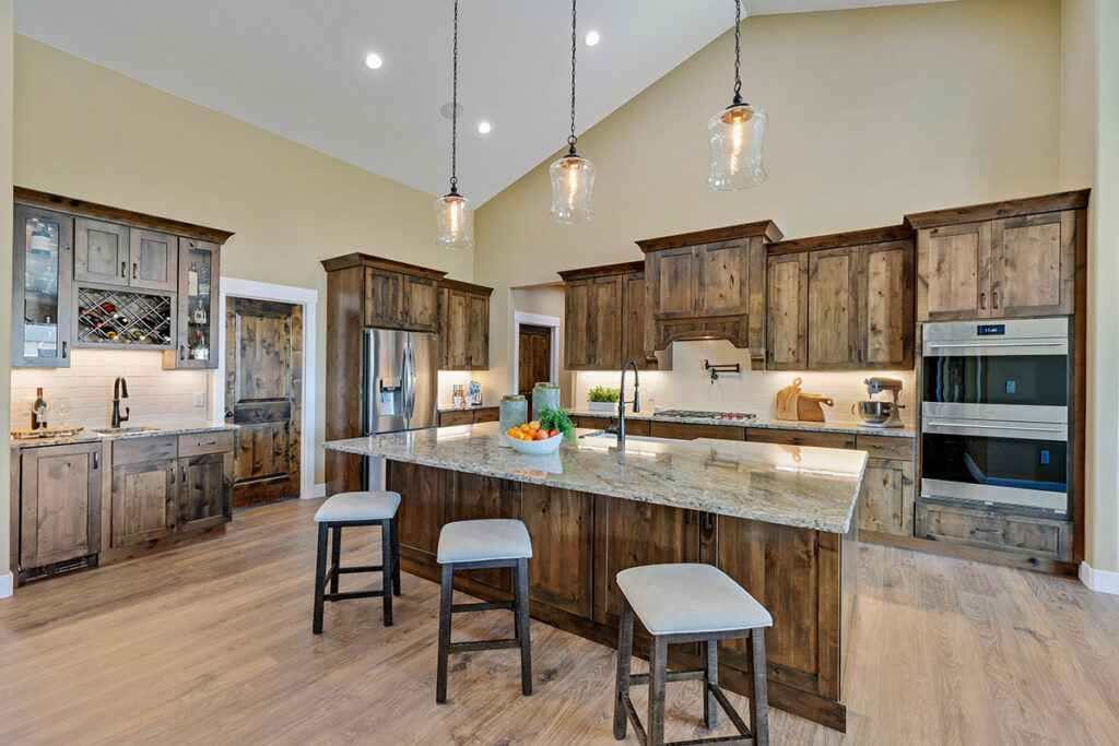 Rustic Knotty Alder Kitchen Cabinets - Showplace Cabinetry