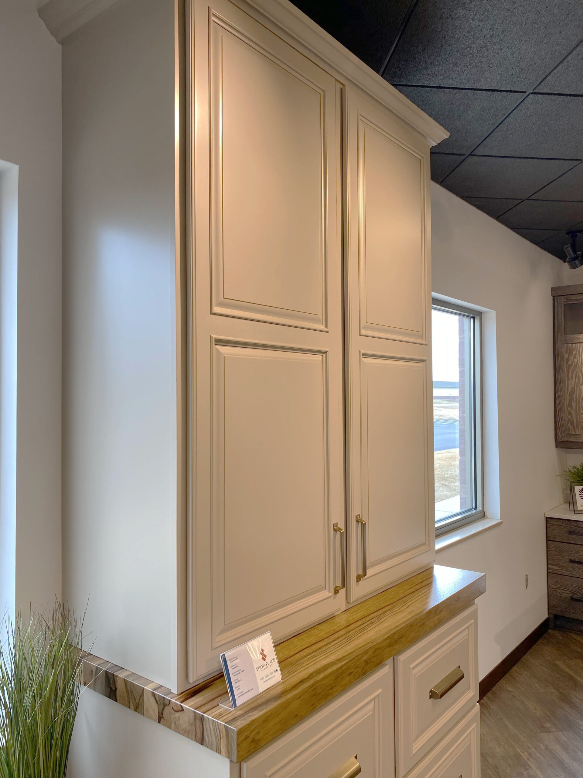 Hamilton Sandstone Color Desk Cabinets