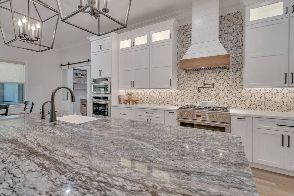 Natural Stone Countertops - From Flood to Fabulous Remodel