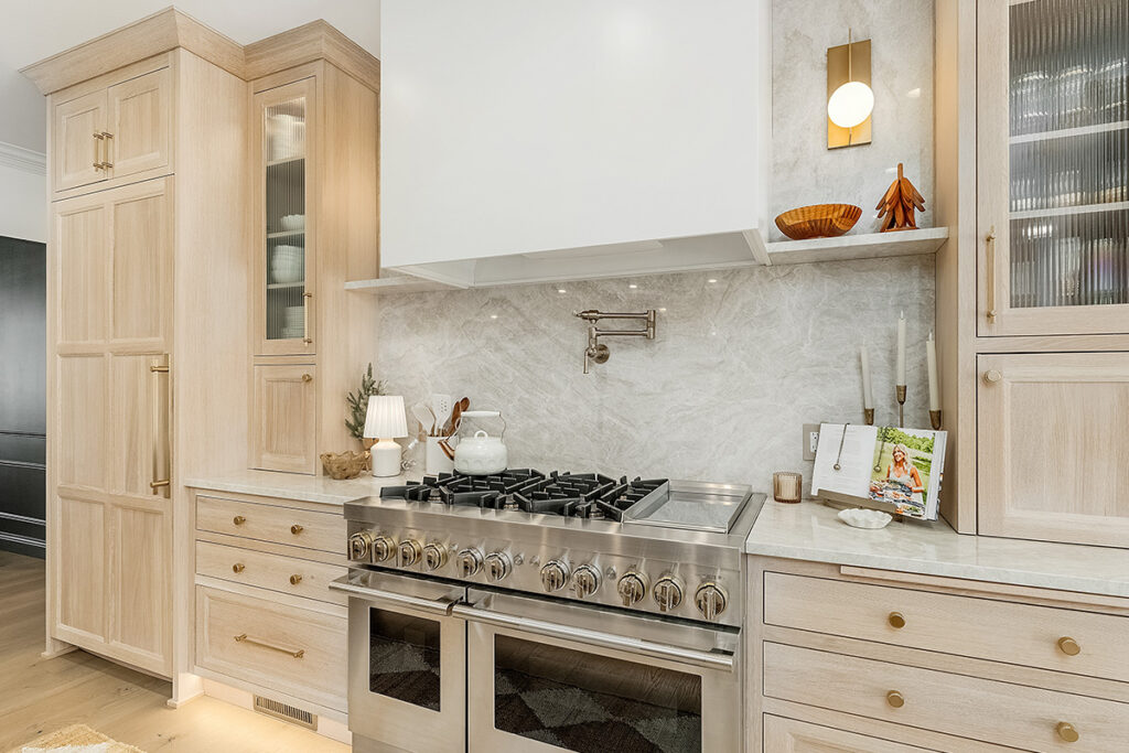 White Oak Inset Cabinets In An Elevated Look
