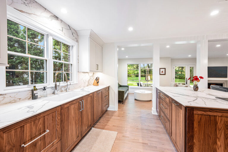 Frameless Walnut Cabinets - A Chef's Dream