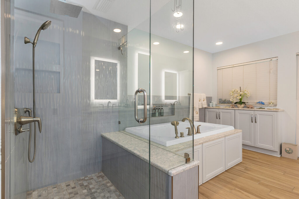 Spa-like Bathroom - Beachy Master Bath | Showplace Cabinetry