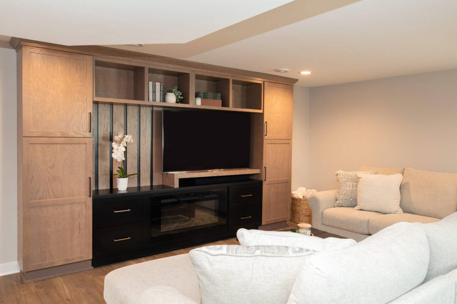 Custom Entertainment Center - Showplace Cabinetry