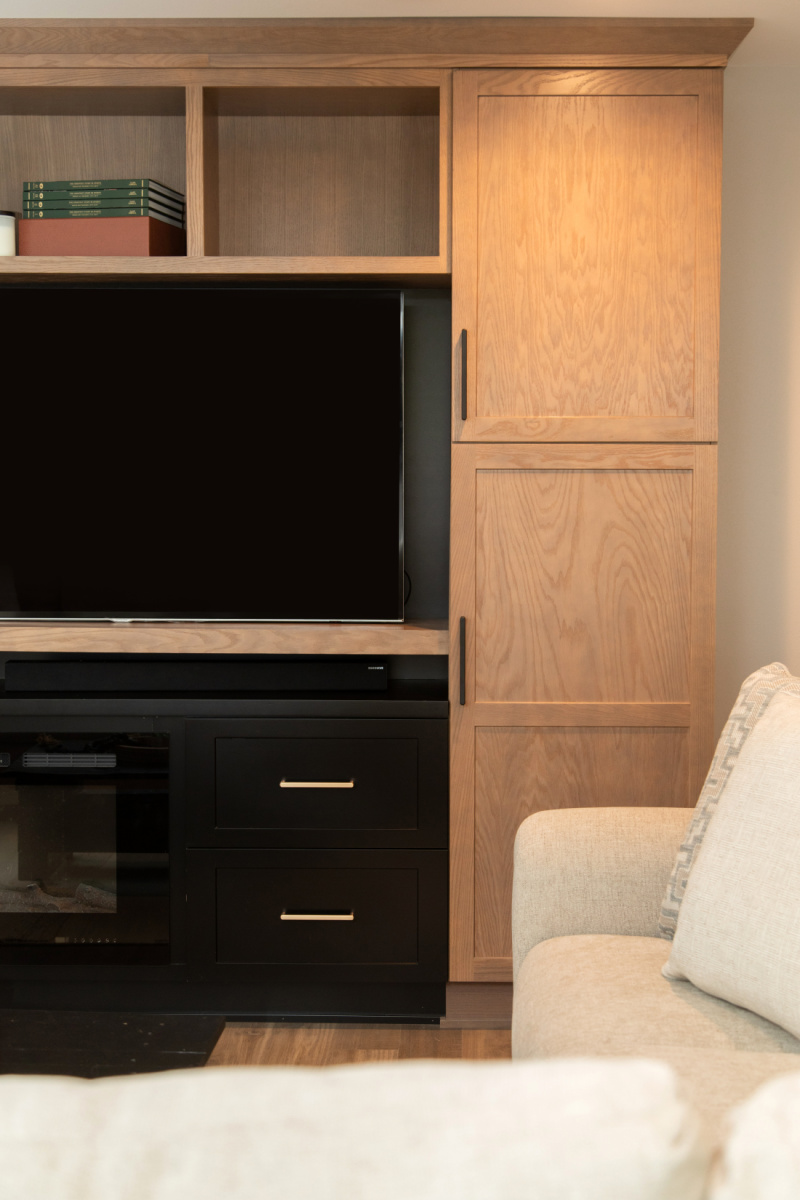 Custom Entertainment Center - Showplace Cabinetry