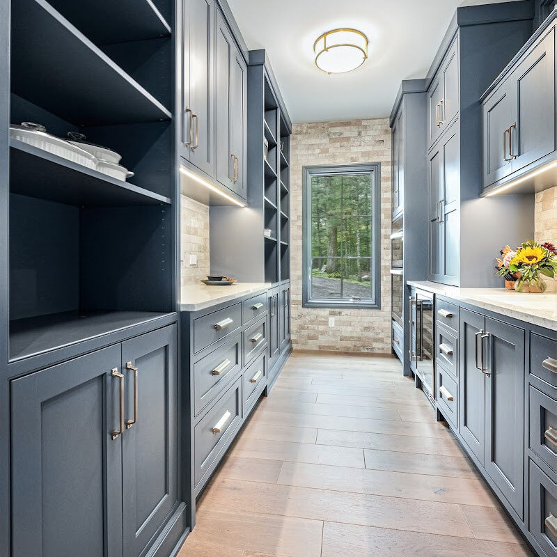 All White Inset Kitchen Cabinetry - Showplace Cabinetry