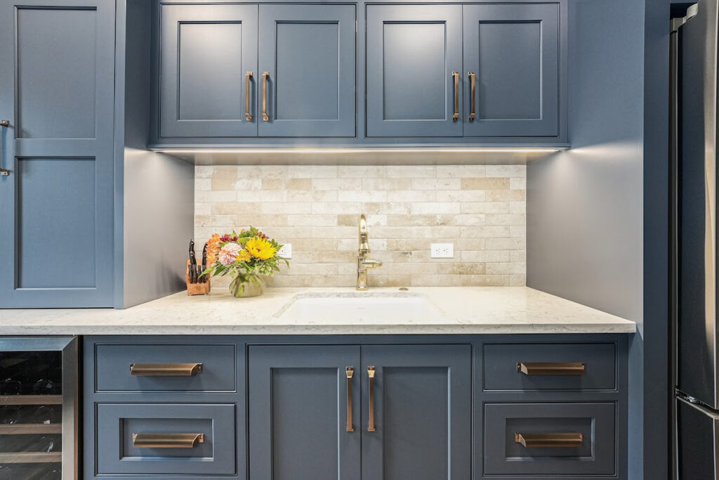 All White Inset Kitchen Cabinetry - Showplace Cabinetry