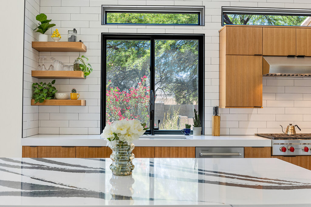 Frameless Cherry Kitchen Cabinets - Showplace Cabinetry