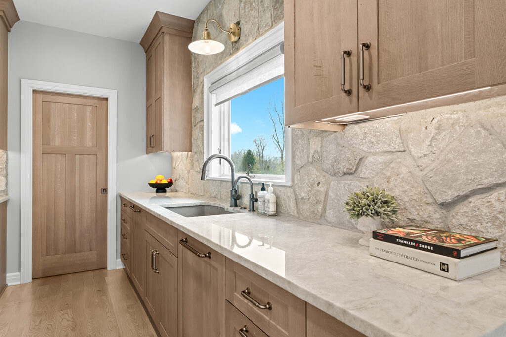 Sable Frameless White Oak Cabinets - Showplace Cabinetry