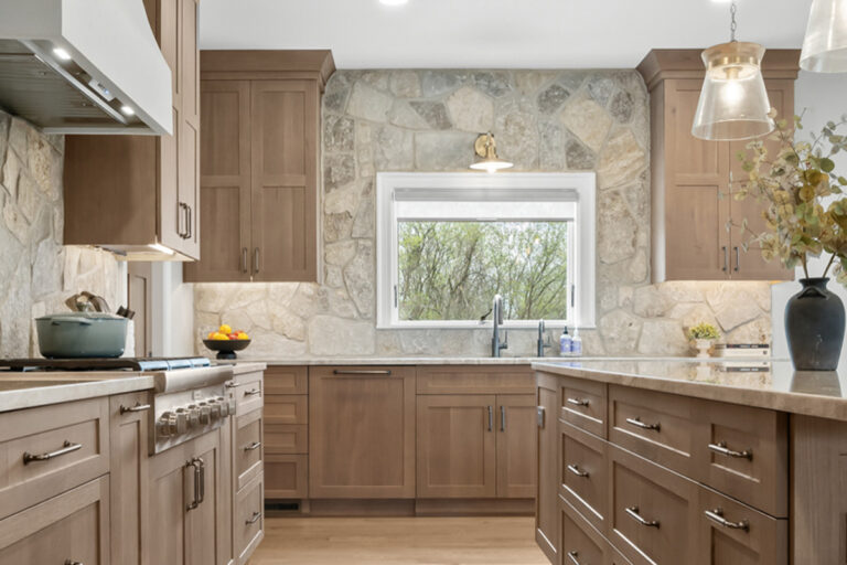 Sable Frameless White Oak Cabinets - Showplace Cabinetry